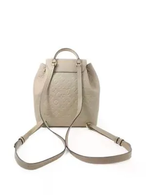 LOUIS VUITTON Montsouris Pm Monogram Empreinte Backpack - Neutrals