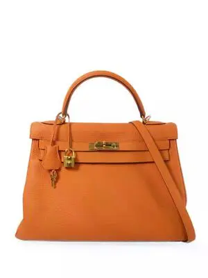 Hermès 2013 28 Kelly Two-way Tote Bag - Orange
