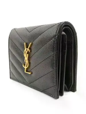 Saint Laurent Cassandre Quilted Wallet
