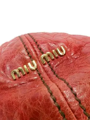Miu Miu Two-way Leather Tote Bag