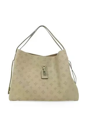 LOUIS VUITTON Monogram Mahina Tote Bag - Neutrals