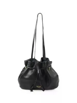 Prada Tassel Drawstring Bucket Bag