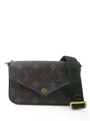 LOUIS VUITTON Felicie Monogram-pattern Shoulder Bag - Brown