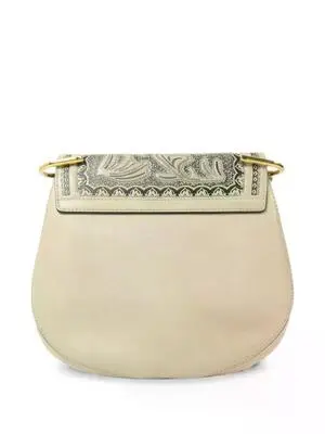 Chloé Drew Paisley-print Shoulder Bag - Neutrals