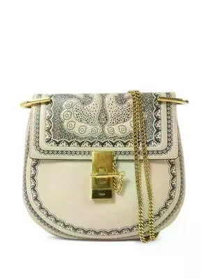 Chloé Drew Paisley-print Shoulder Bag - Neutrals