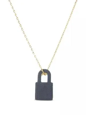 Hermès O'kelly Necklace With Padlock Pendant - Gold