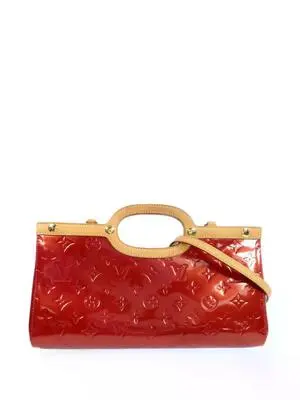 LOUIS VUITTON Roxbury Drive Monogram Vernis Leather Tote Bag - Red
