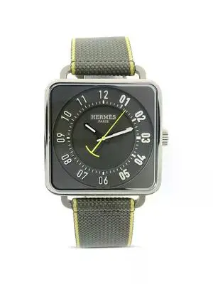 Hermès Carré H 38mm Stainless Steel Automatic Watch - Grey
