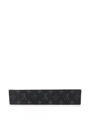LOUIS VUITTON Mm Monogram Eclipse Pochette Voyage Clutch Bag - Black
