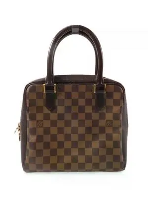 LOUIS VUITTON Damier Ebene Brera Tote Bag - Brown