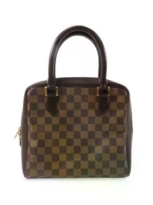 LOUIS VUITTON Damier Ebene Brera Tote Bag - Brown