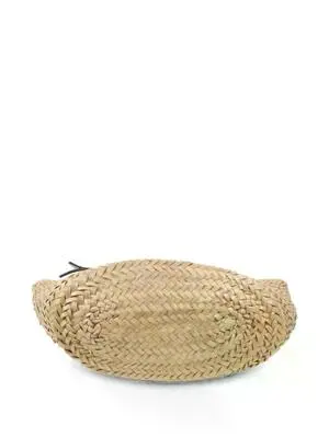 Balenciaga Le Cagole Raffia Shoulder Bag - Neutrals
