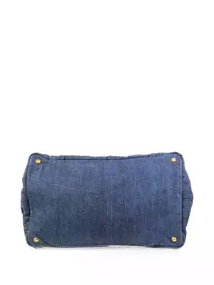 Prada Canapa Tote Bag - Blue
