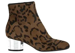 SALVATORE FERRAGAMO Florrie Booties Faux Leopard