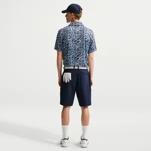 Nike Par Dri-fit Tartan Camo Print Golf Polo