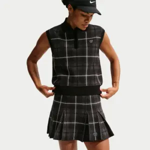 Nike Plaid Golf Sweater Skirt
