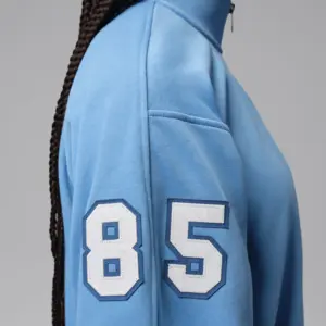 JORDAN Brooklyn Fleece Cropped 1/4-zip Top
