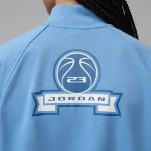 JORDAN Brooklyn Fleece Cropped 1/4-zip Top