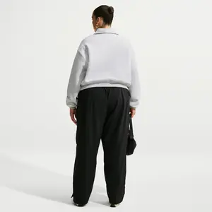 Nike Studio Fleece Medium Weight Oversized Cropped Polo