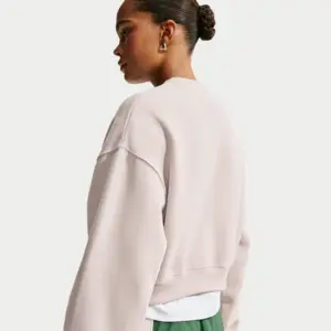 Nike Studio Fleece Medium Weight Oversized Cropped Crew