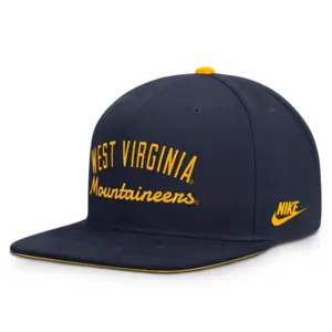 Nike West Virginia Legacy Pro Dri-fit College Adjustable Hat - Blue