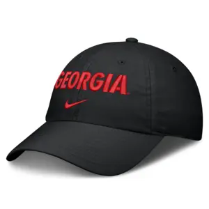 Nike Georgia Sideline Club Practice College Adjustable Hat - Black
