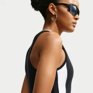 Nike Color-blocked Cropped Tank Top