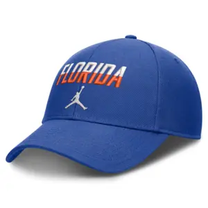 JORDAN Florida Sideline Rise Gameday Brand Dri-fit College Trucker Adjustable Hat - Blue