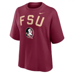 Nike Florida State Arch Over Logo Boxy T-shirt - Red