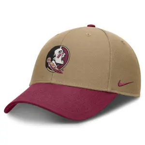 Nike Florida State University Primetime Rise Dri-fit College Trucker Adjustable Hat - Brown