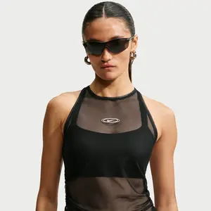 Nike Sportswear Tight Sheer Tank Top - Black