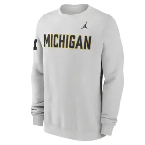 JORDAN Brand Michigan Pullover Crew - Grey