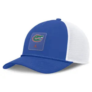 JORDAN Florida Sideline Gameday Rope Brand College Trucker Adjustable Hat - Blue