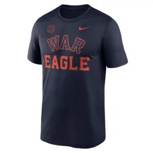 Nike Auburn Primetime Arch Mantra Legend Dri-fit College T-shirt - Blue