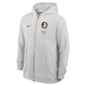 Nike Florida State Sideline Standard Issue Full-zip Hoodie - Grey