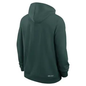 Nike Michigan State Standard Issue Dri-fit College Full-zip Hoodie - Green