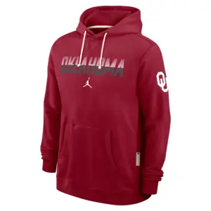 JORDAN Brand Oklahoma Pullover Hoodie - Red