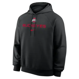 Nike Ohio State Premium Performance Dri-fit College Pullover Hoodie - Black