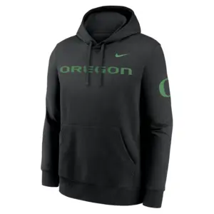 Nike Oregon Sideline Club Pullover Hoodie - Black