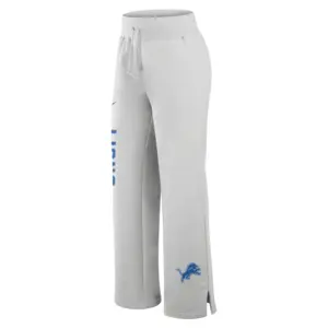 Nike Detroit Lions Primetime Phoenix Wide-leg Sweatpants - Grey
