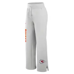 Nike Kansas City Chiefs Primetime Phoenix Wide-leg Sweatpants - Grey