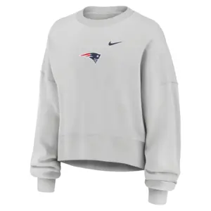 Nike New England Patriots Primetime Phoenix Nfl Oversized Pullover Crew