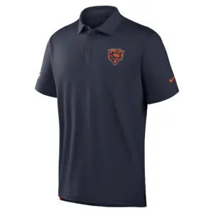 Nike Chicago Bears Tour Dri-fit Nfl Polo - Blue