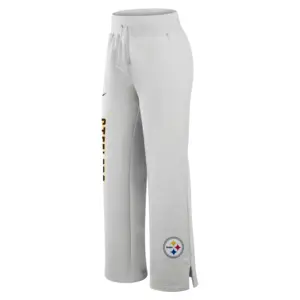 Nike Pittsburgh Steelers Primetime Phoenix Wide-leg Sweatpants - Grey
