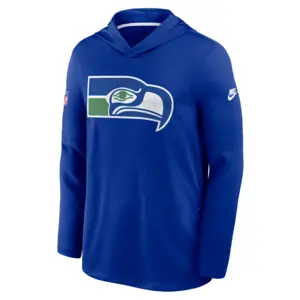 Nike Seattle Seahawks Alt Long-sleeve Hooded Top - Blue