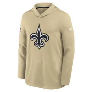 Nike New Orleans Saints Alt Long-sleeve Hooded Top - Brown