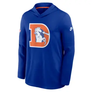 Nike Denver Broncos Alt Long-sleeve Hooded Top - Blue