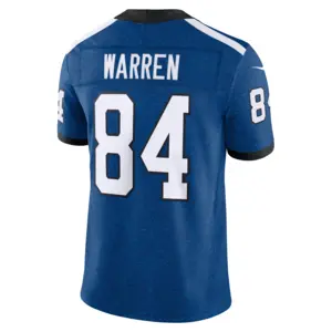 Nike Tyler Warren Indianapolis Colts Dri-fit Nfl Limited Jersey - Blue