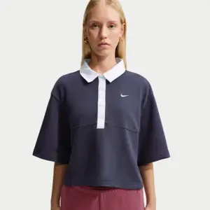 Nike Sportswear Oversized Short-sleeve Polo - Grey