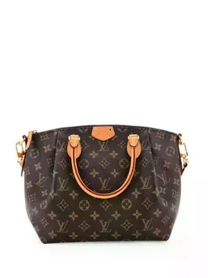 LOUIS VUITTON Turenne Handbag Monogram Canvas Pm Satchel - Brown